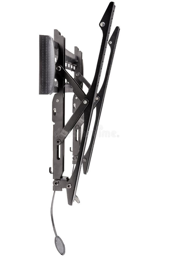 TV bracket LED display stock image. Image of flat, wall - 88000125