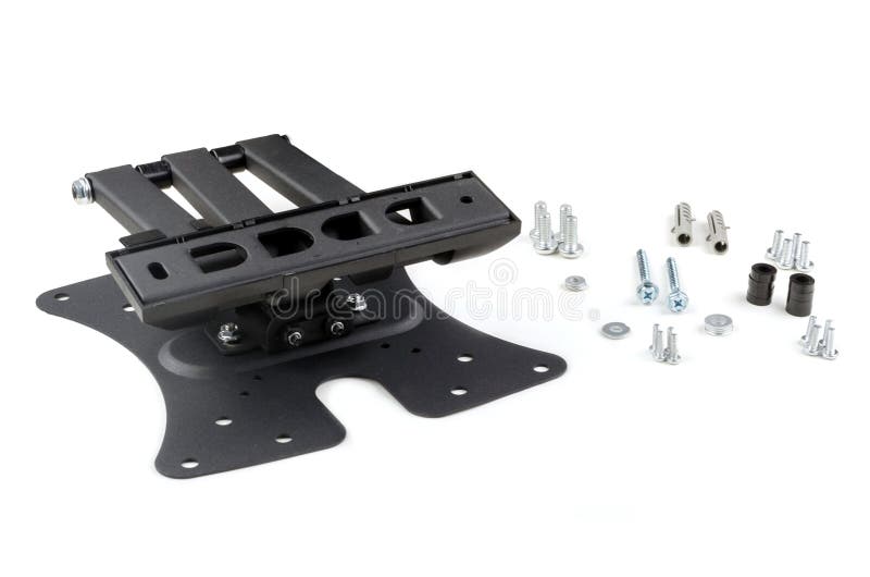 TV bracket LED display stock photo. Image of isolated - 88918782