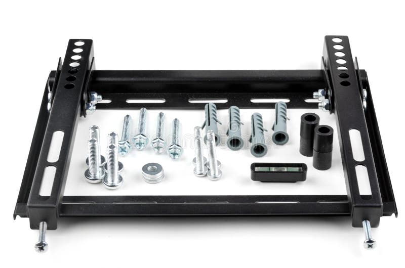 TV bracket LED display stock image. Image of equipment - 88983659