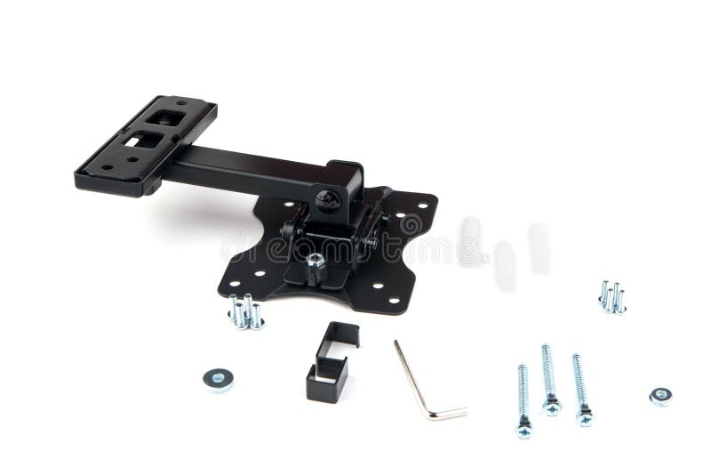 TV bracket LED display stock image. Image of isolated - 89431961