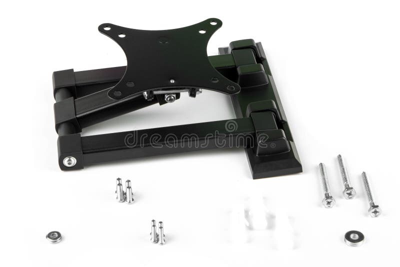 TV bracket LED display stock image. Image of mounted - 89874013