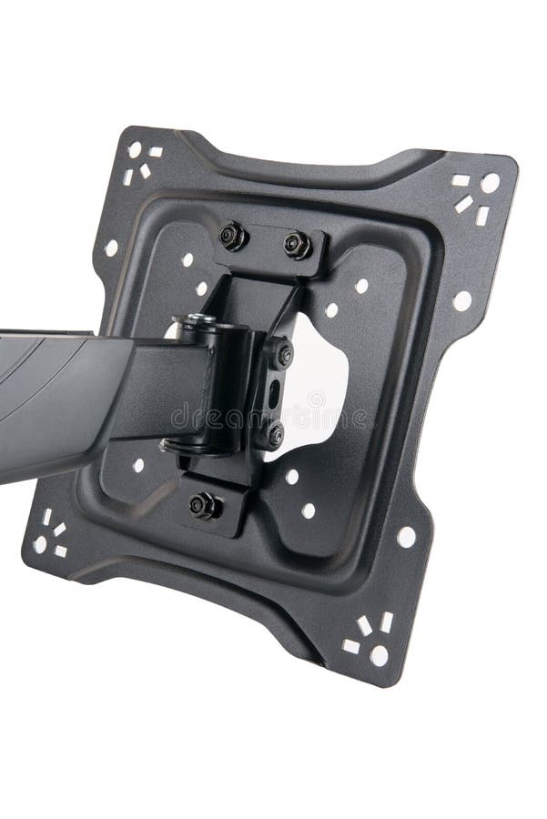 TV bracket LED display stock image. Image of motion, white - 90269961