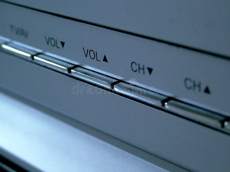 TV buttons stock photo. Image of television, house, control - 27146