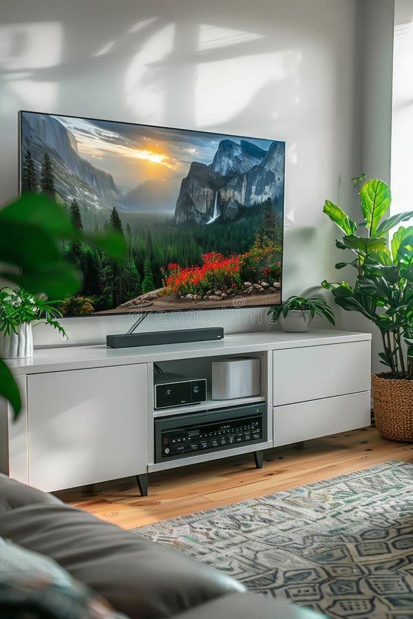 TV Cabinet Under the TV: Style and Practicality in the Interior ...