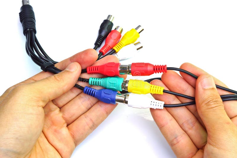 Tv cable jack stock image. Image of cord, connect, technology - 36232361