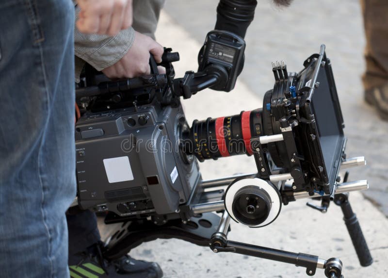 TV Camera stock photo. Image of film, camera, viewfinder - 23812292