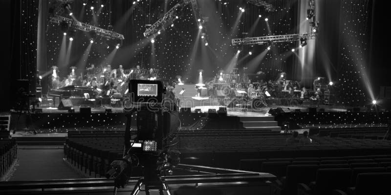 Tv camera stock photo. Image of display, commercial, conference - 37570454