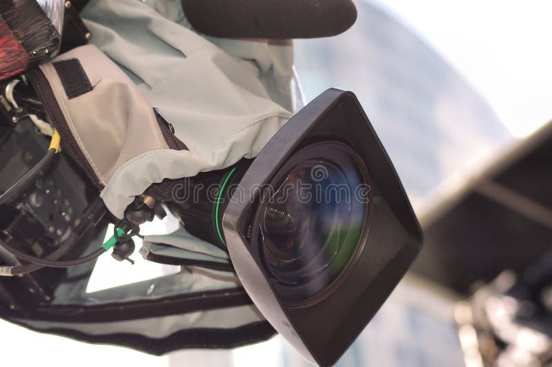 TV Camera stock image. Image of closeup, electronics, station - 4833775