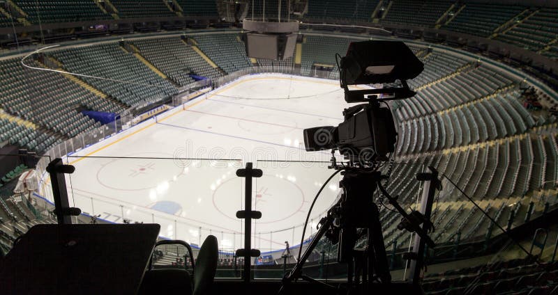 TV camera stock photo. Image of lens, hockey, display - 51247628
