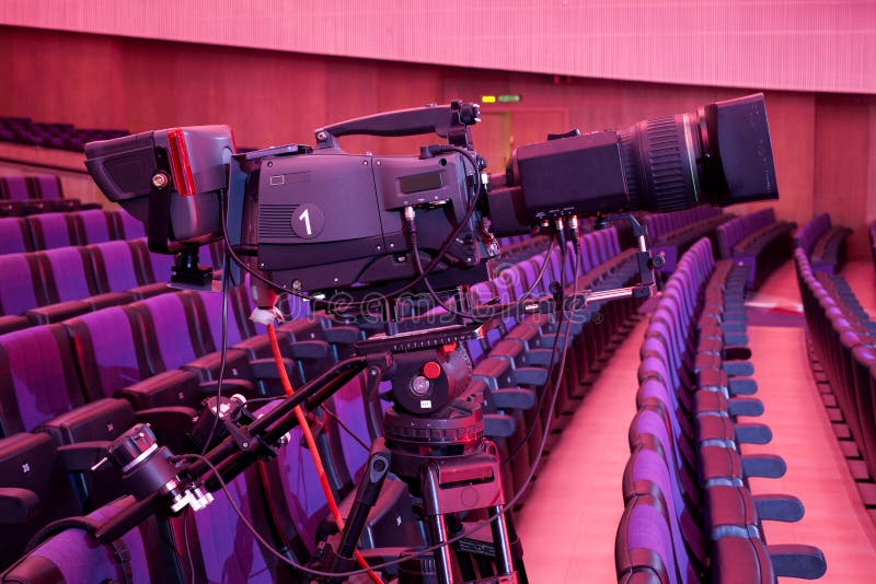 TV camera stock image. Image of journalist, live, camera - 30213553