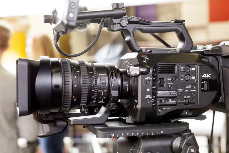 Tv camera stock photo. Image of expressive, connection - 48549106