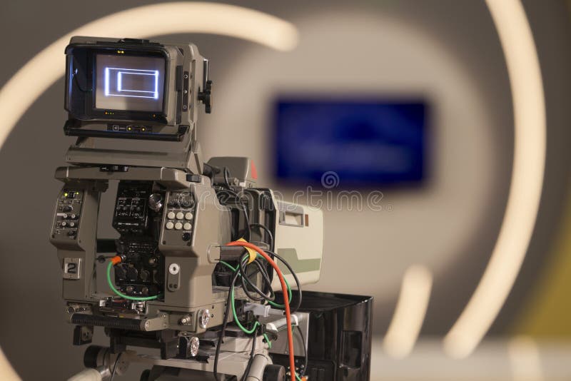 Tv Camera stock image. Image of transfer, television - 57998059