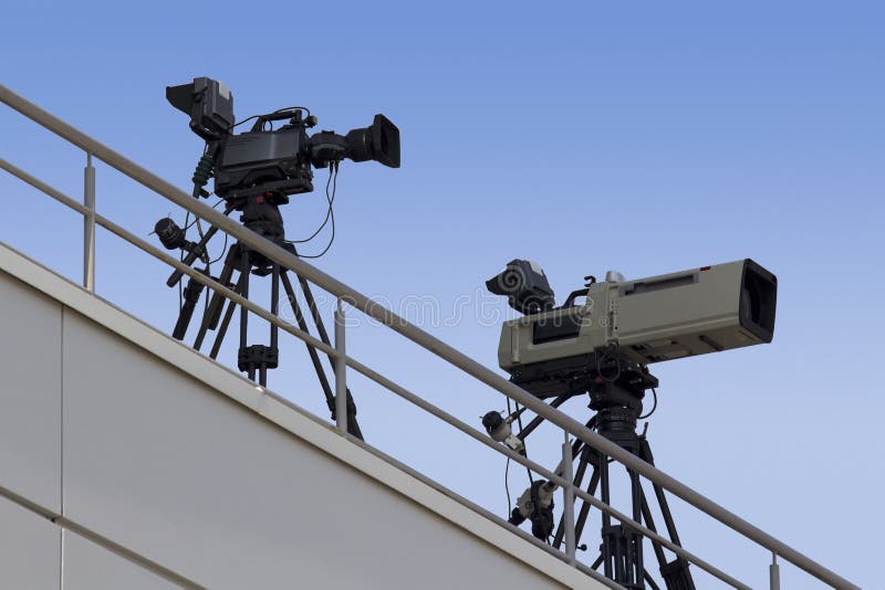 TV Cameras stock photo. Image of media, programme, audiovisual - 26418172