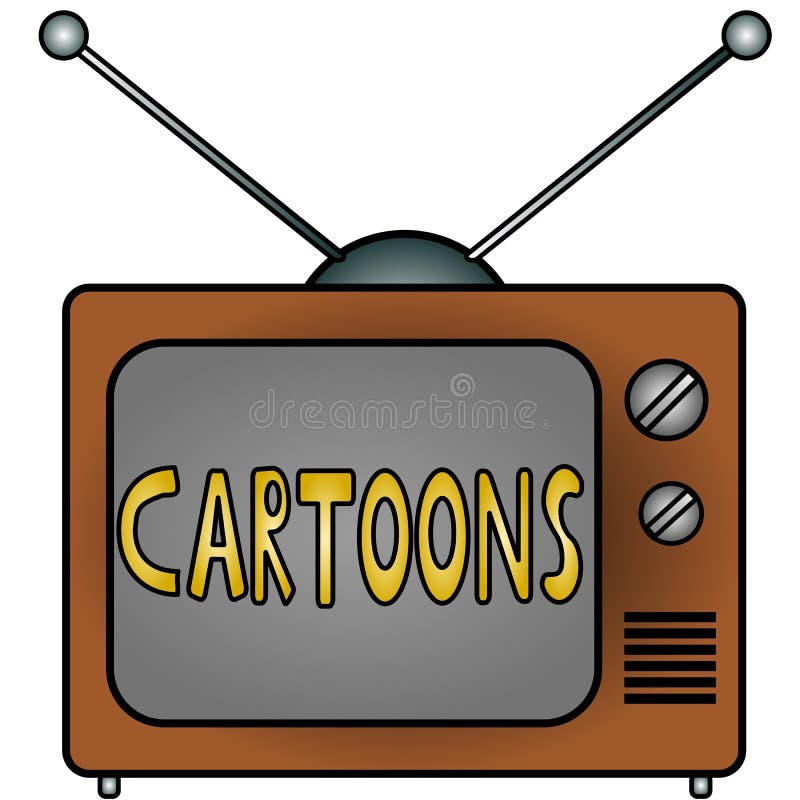 Tv Cartoons stock illustration. Illustration of baby, cartoons - 7310188