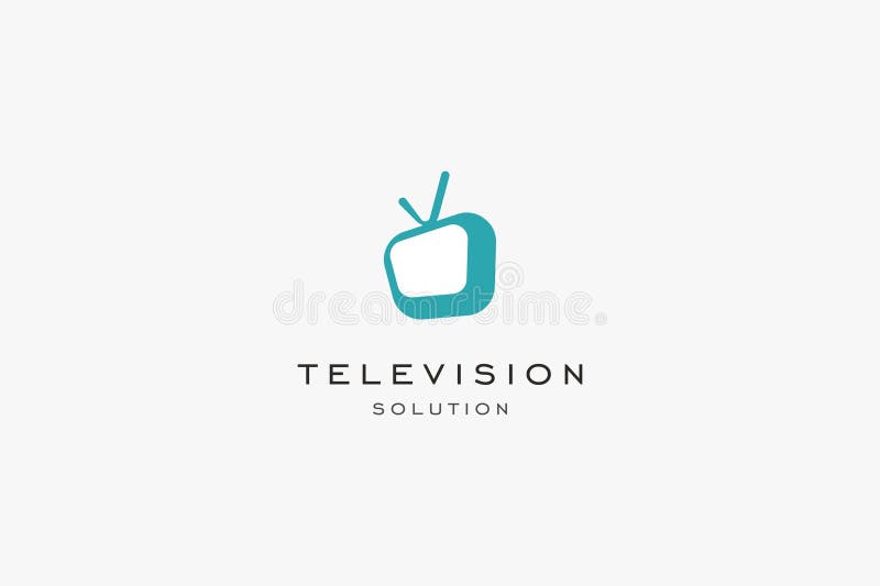 Tv channel logo design stock vector. Illustration of poster - 330289877