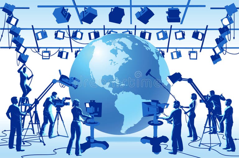 Tv Studio Vector Silhouette Stock Illustrations – 514 Tv Studio Vector ...