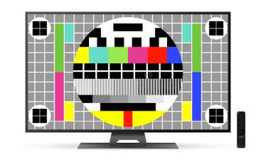 TV Color Test Pattern Screen Stock Vector - Illustration of screen ...