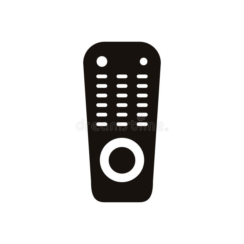 Tv Control Device Isolated Icon Stock Vector - Illustration of ...