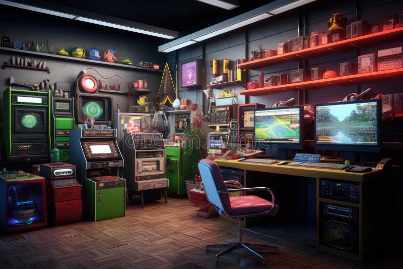 Old Tv Panel Control Room Tv Control Panel Stock Illustration ...