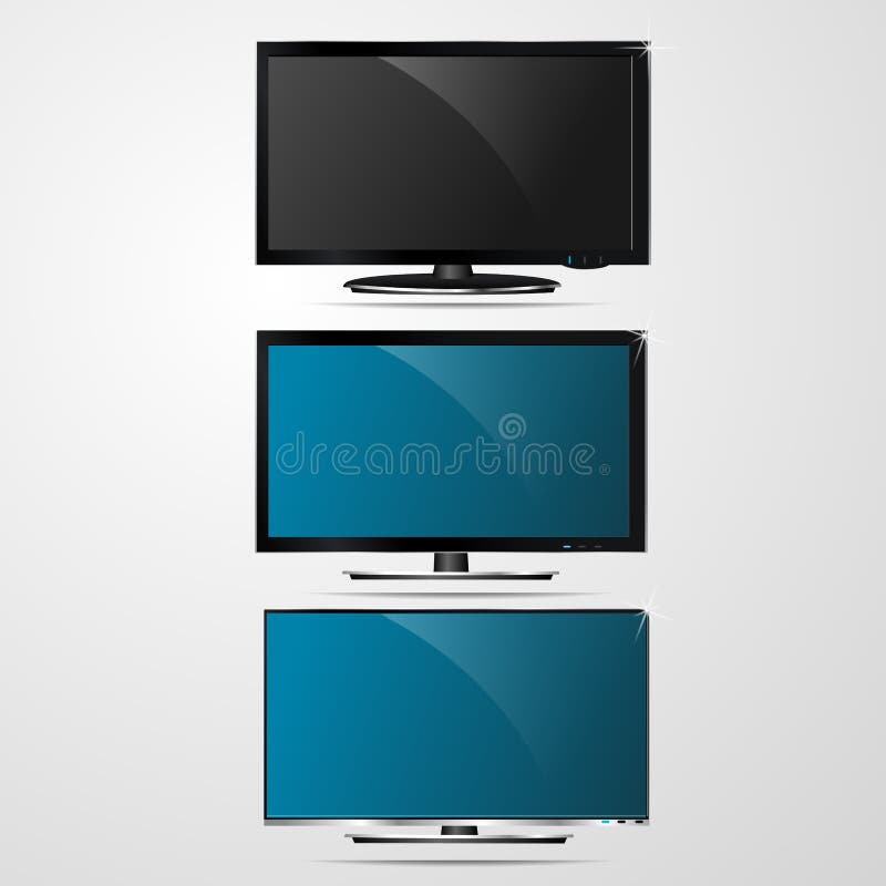 Tv for design vector work stock illustration. Illustration of ...