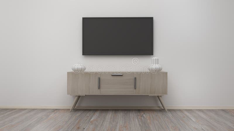 TV display 3D rendering stock illustration. Illustration of digital ...