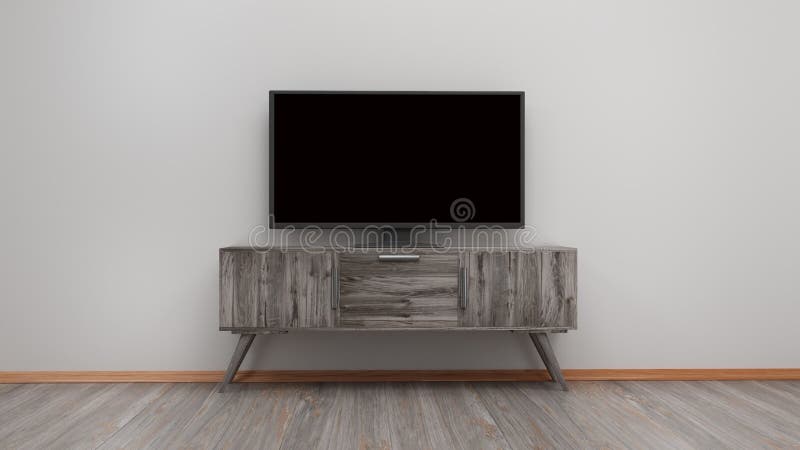 TV display 3D rendering stock illustration. Illustration of resolution ...