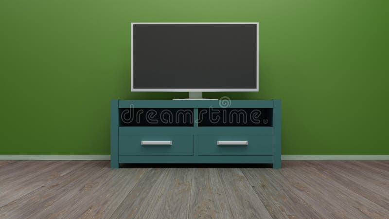 TV display 3D rendering stock illustration. Illustration of flat - 94893968