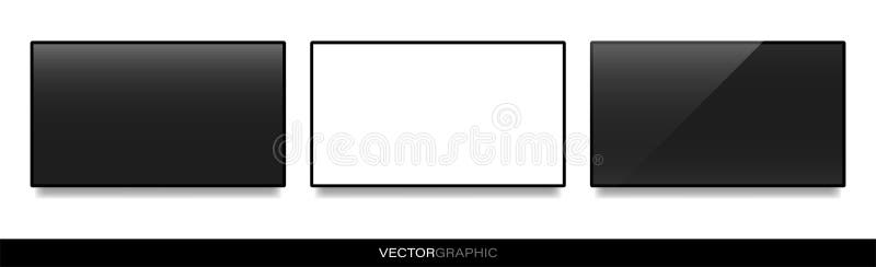 Tv display template 2 stock vector. Illustration of device - 192011355