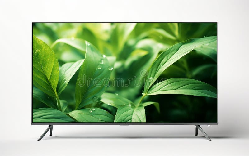 Tv Display On White Background Stock Illustration Illustration Of Technology Futuristic