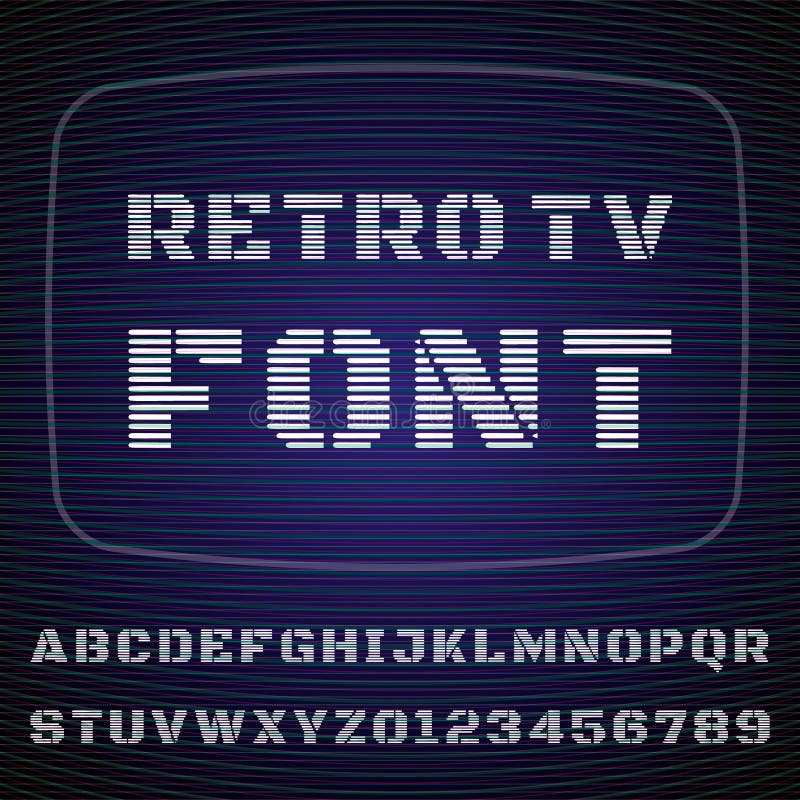 Retro Tv Font Stock Illustrations – 908 Retro Tv Font Stock ...