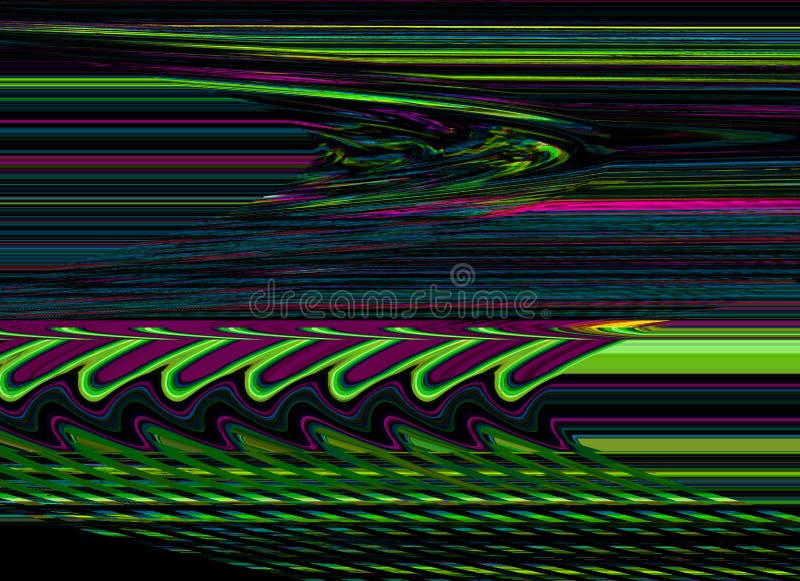 TV Glitch Error Background with Computer Screen and Digital Pixel Noise ...