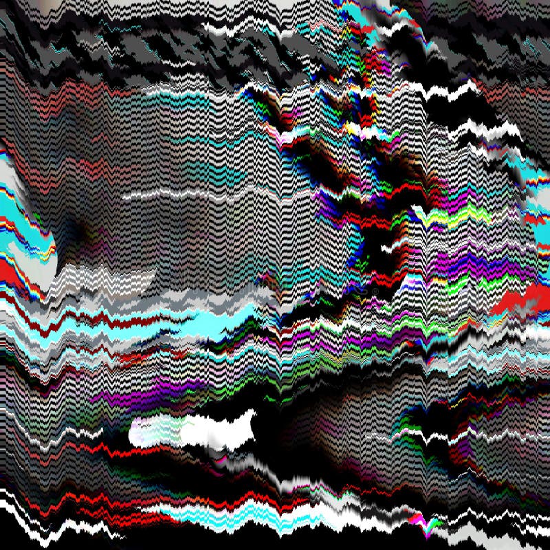Tv Glitch Psychedelic Ruis Achtergrond Oude Vhs Scherm Error Digital ...
