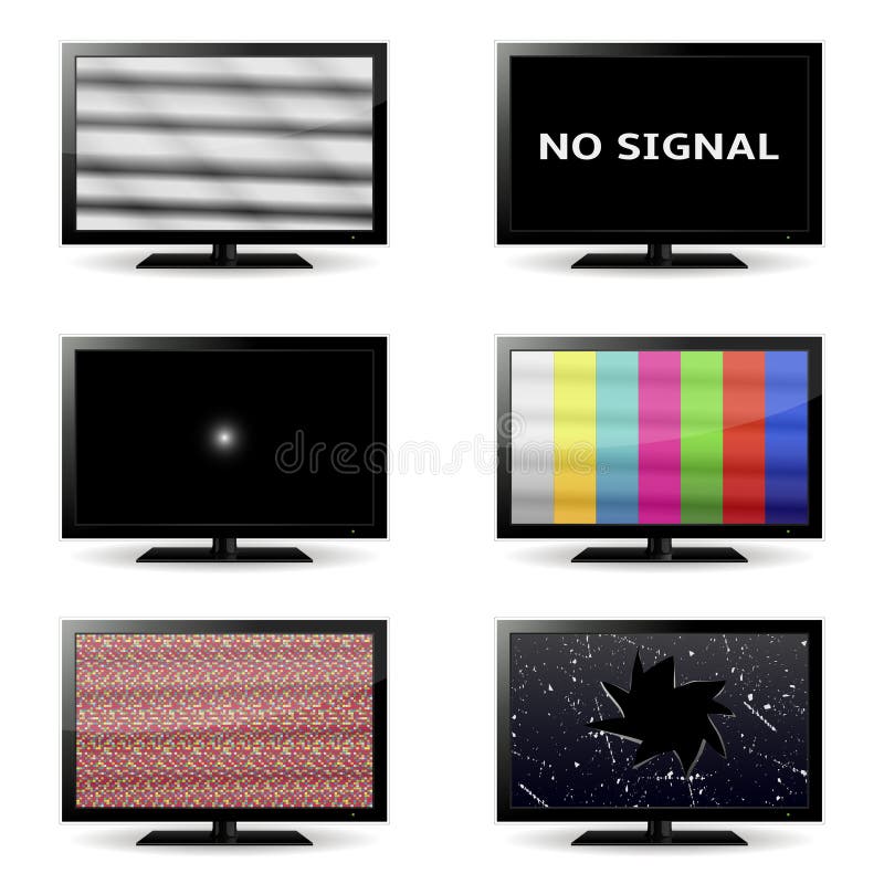 TV Icons stock vector. Illustration of modern, realistic - 67009373