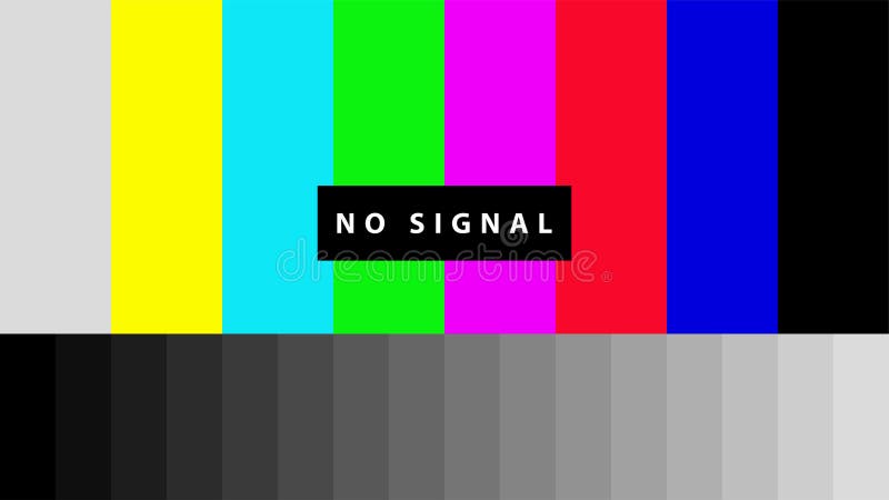 Tv interference 7 stock vector. Illustration of graphic - 185286363