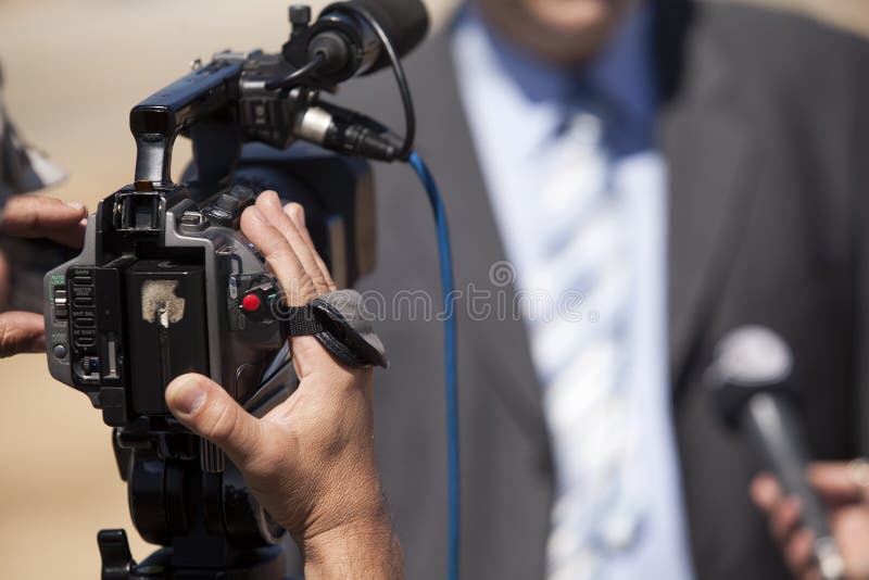 TV interview stock image. Image of video, reporter, focus - 29158267