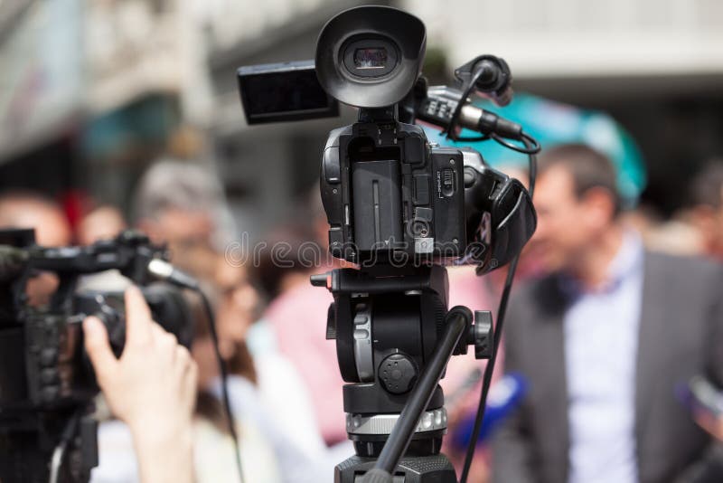 TV interview stock image. Image of spokesperson, news - 53440909