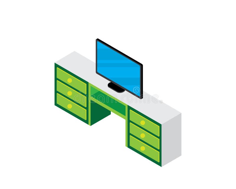 Tv Isometric Illustration Vector , Television Isometric Illustration ...