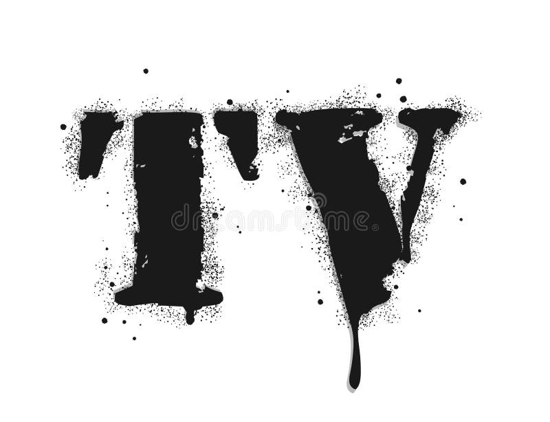 Tv Lettering Stock Illustrations – 1,138 Tv Lettering Stock ...