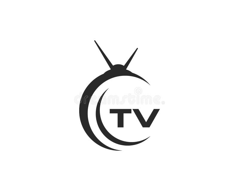 TV logo design stock vector. Illustration of frame, electronic - 122152312
