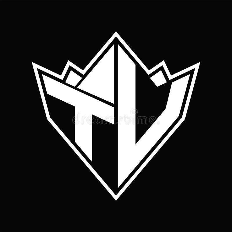 TV Logo Monogram Design Template Stock Vector - Illustration of ...