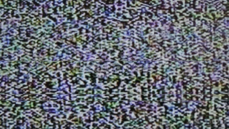 TV lost signal effect stock video. Video of error, connection - 103386551