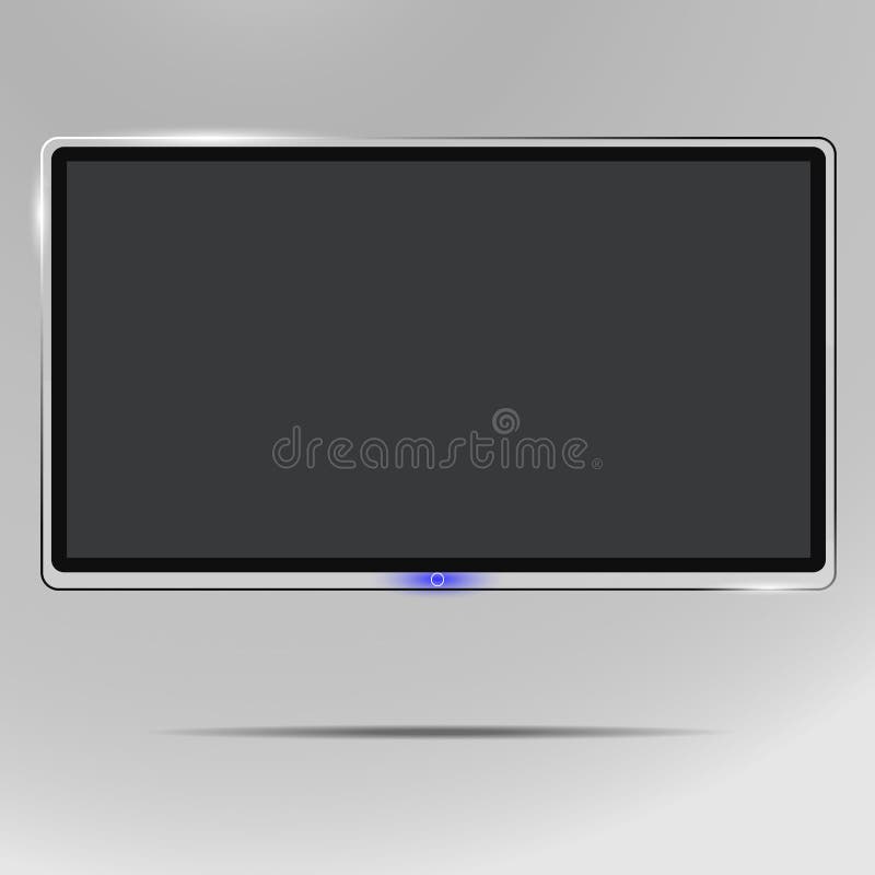 Modern Flat Screen Computer Monitor Imac Style. Computer Display ...