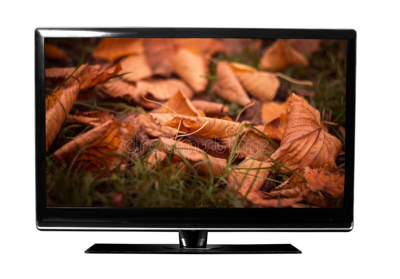 TV monitor with picture stock photo. Image of definition - 108166510
