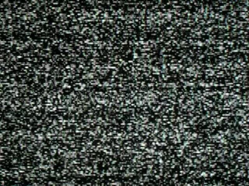 TV snow with large noise. stock footage. Video of fuzz - 49370148