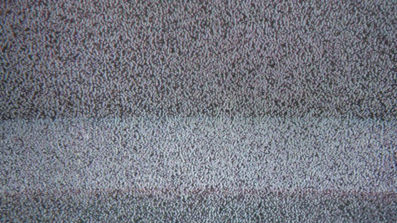 Tv Noise Interference Bad Signal Screen Television Stock Footage ...