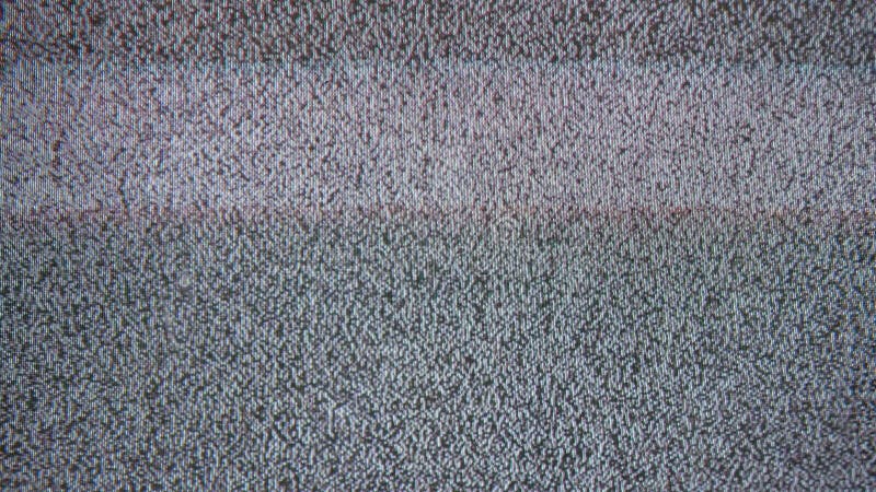Tv Noise Interference Bad Signal Screen Television Stock Image - Image ...