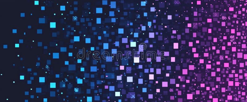 Tv Pattern Background with Square Noise Effect. Futuristic Broadcast ...