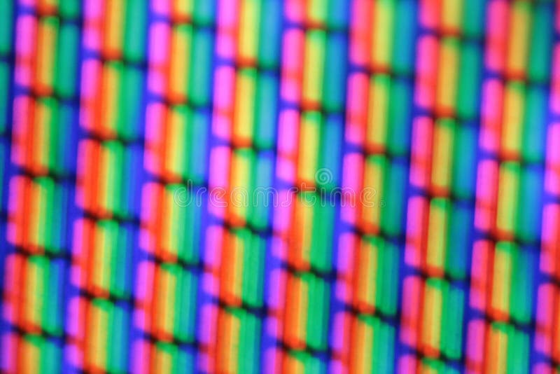 TV Screen with Rainbow stock photo. Image of multimedia - 12226632