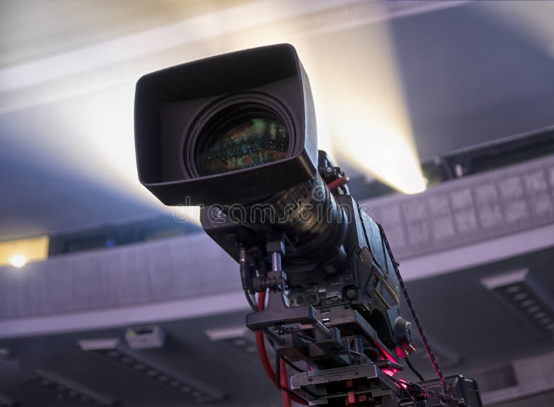 Tv Camera in a Concert Hall Stock Photo - Image of concert, music ...