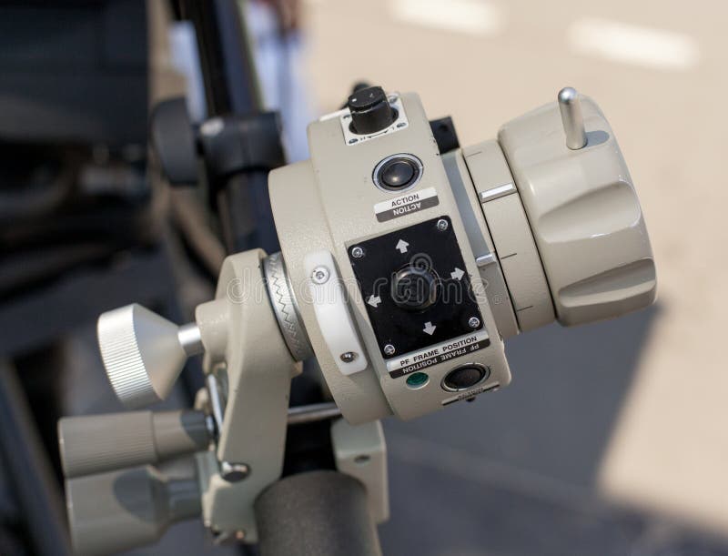 TV Professional Studio Digital Video Camera Stock Photo - Image of hall ...